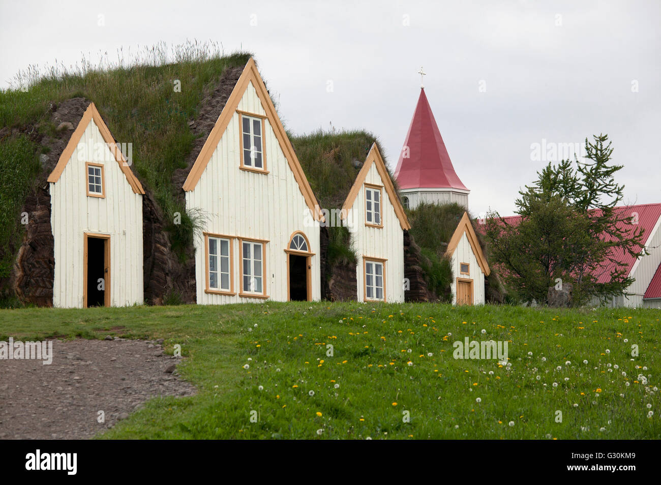 Glaumbaer turf farm museum hi-res stock photography and images - Alamy