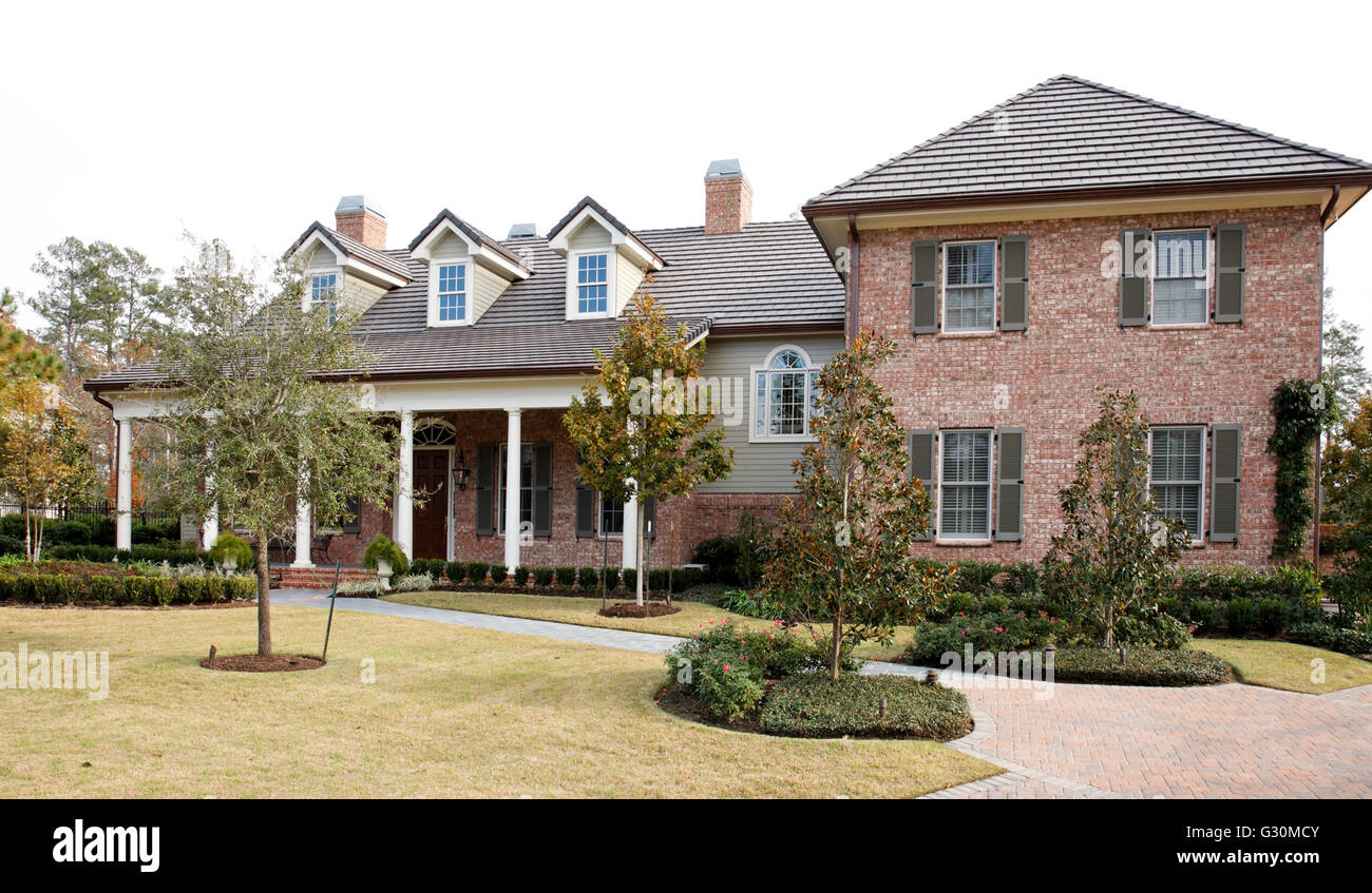 Photograph of a Private Home in the United States Stock Photo - Alamy