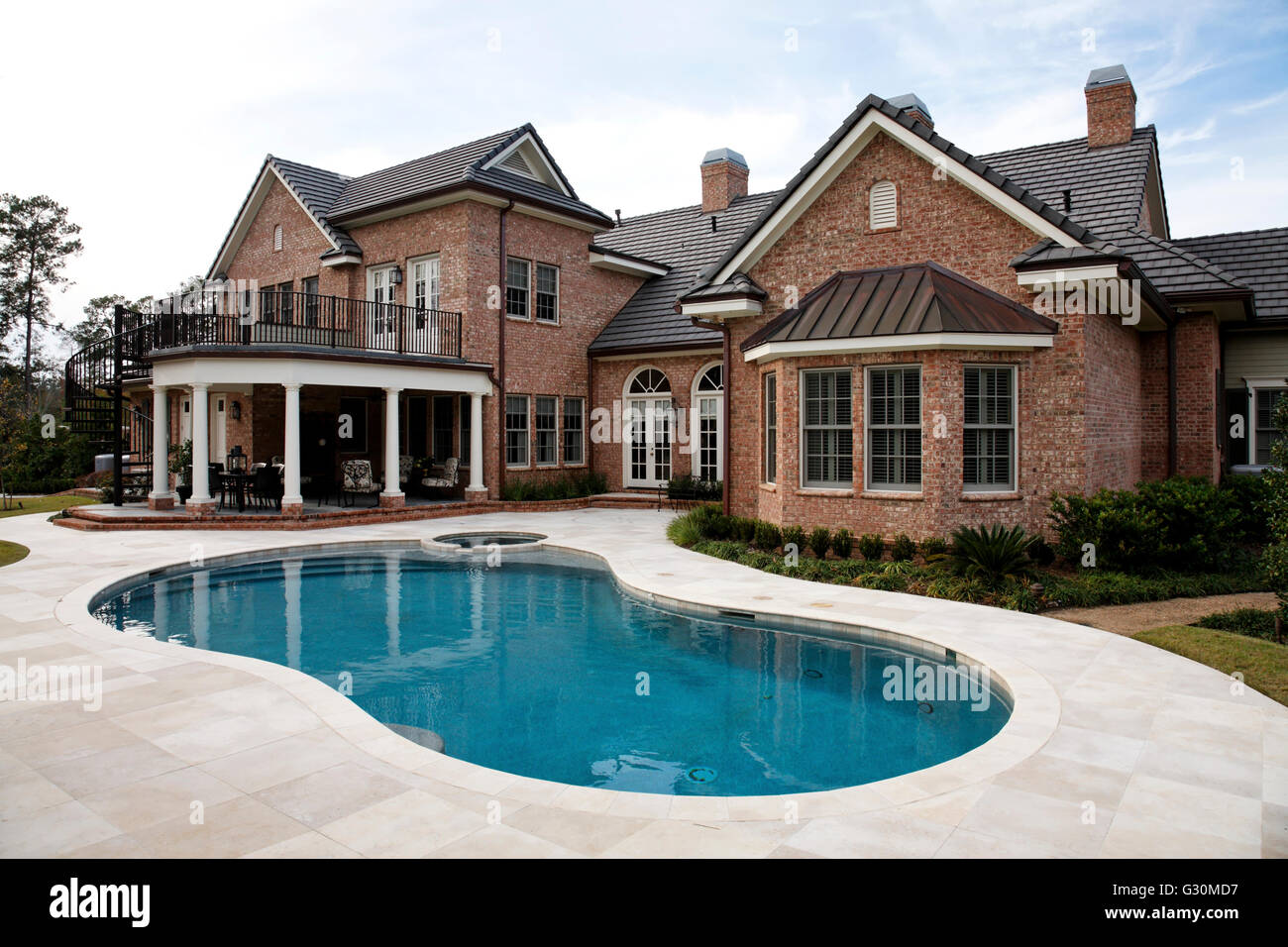 Photograph of a Private Home in the United States Stock Photo - Alamy