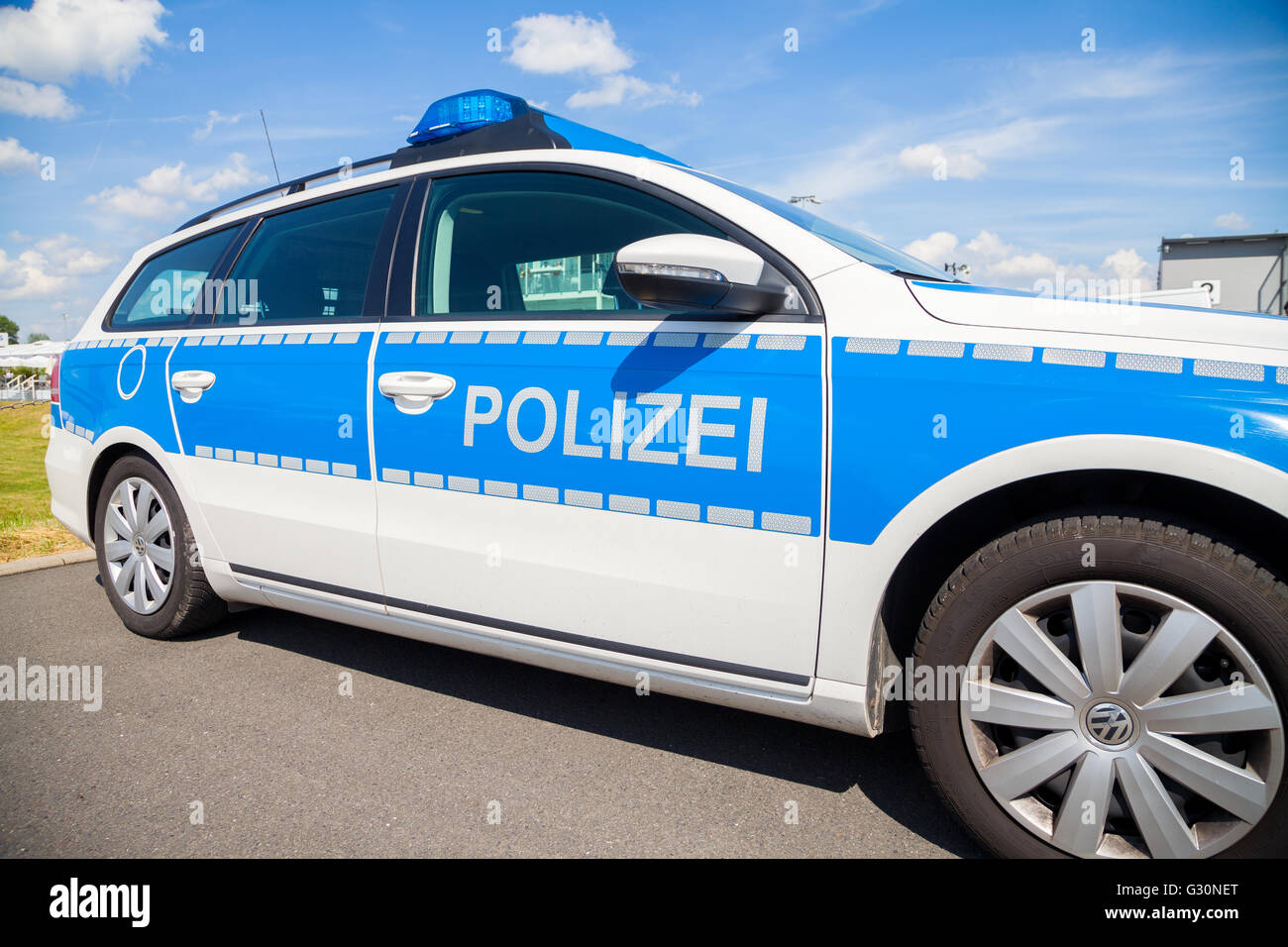 German police car hi-res stock photography and images - Alamy
