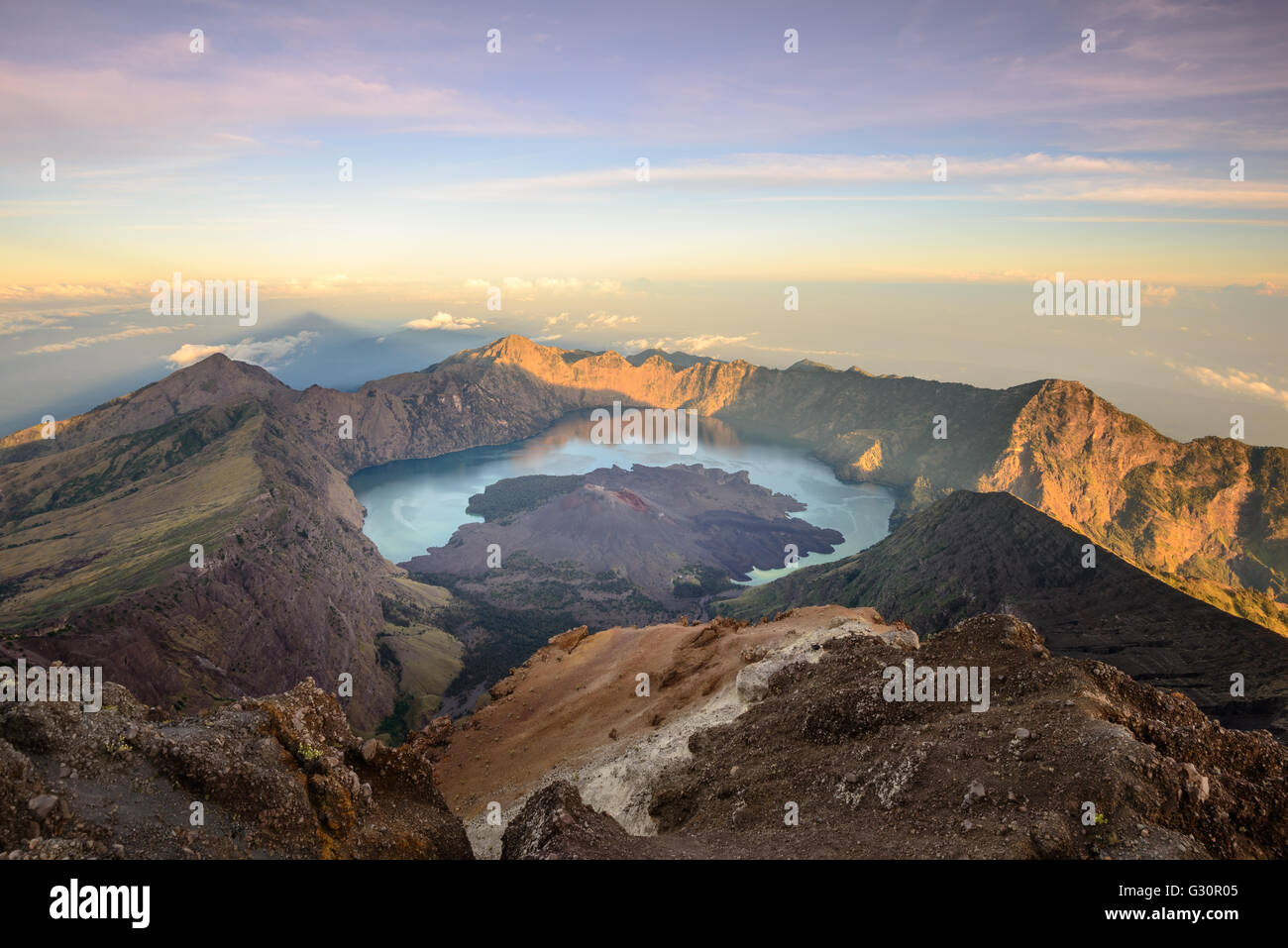 Mount rinjani summit hi-res stock photography and images - Alamy
