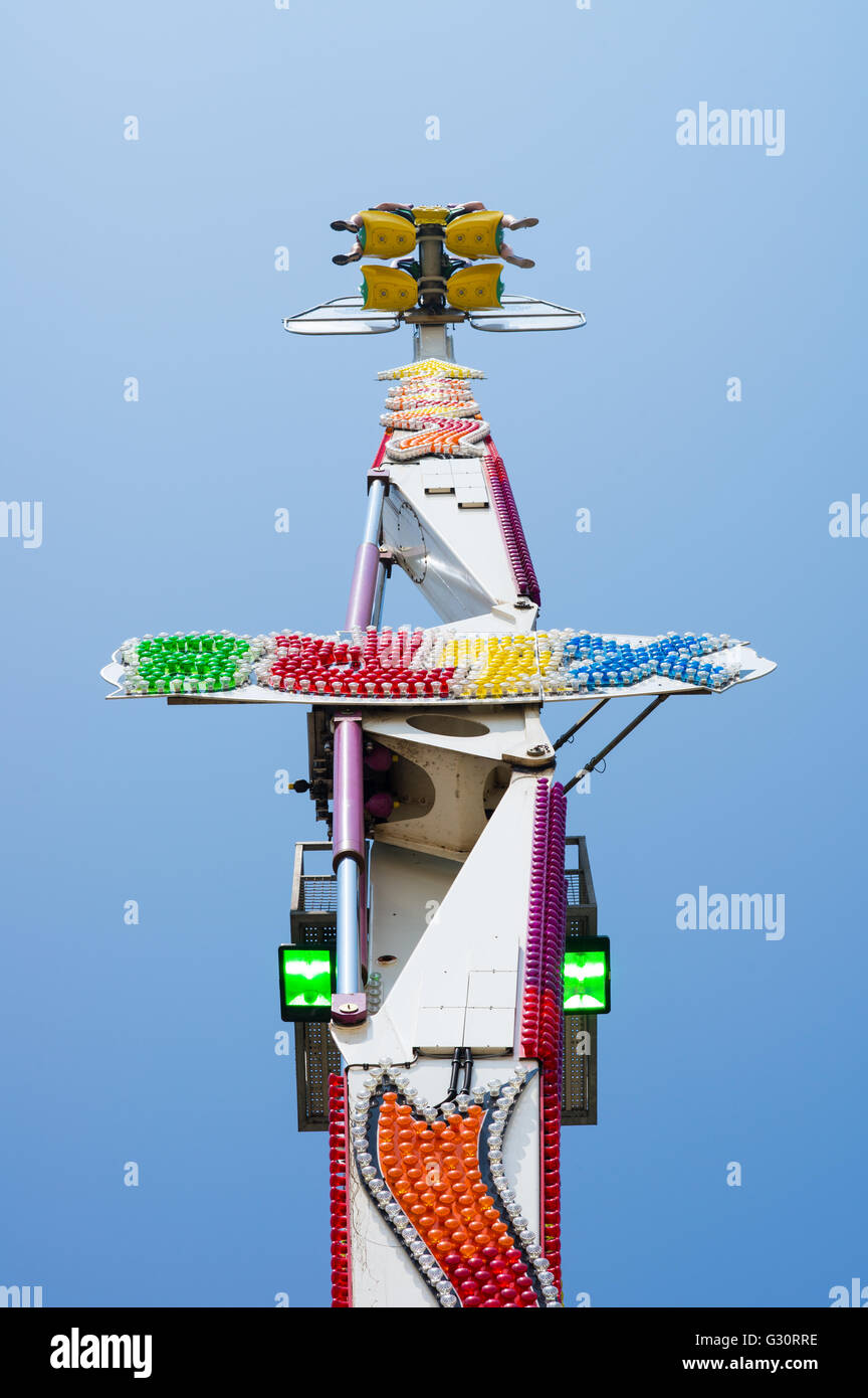 Fairground ride fairground bournemouth beach hi-res stock photography ...