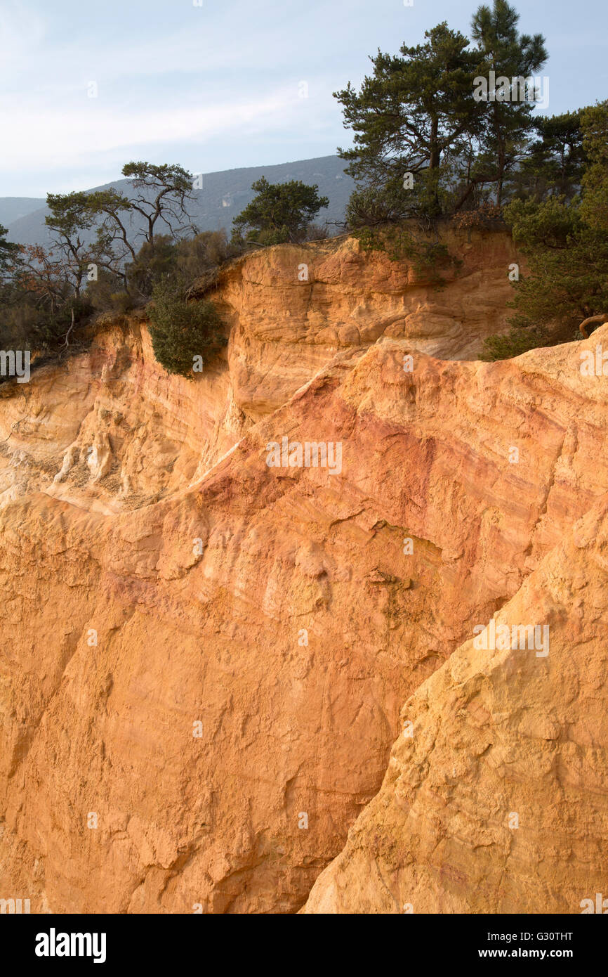 Ochres Deposits in Rustrel, Provence, Luberon, France Stock Photo - Alamy