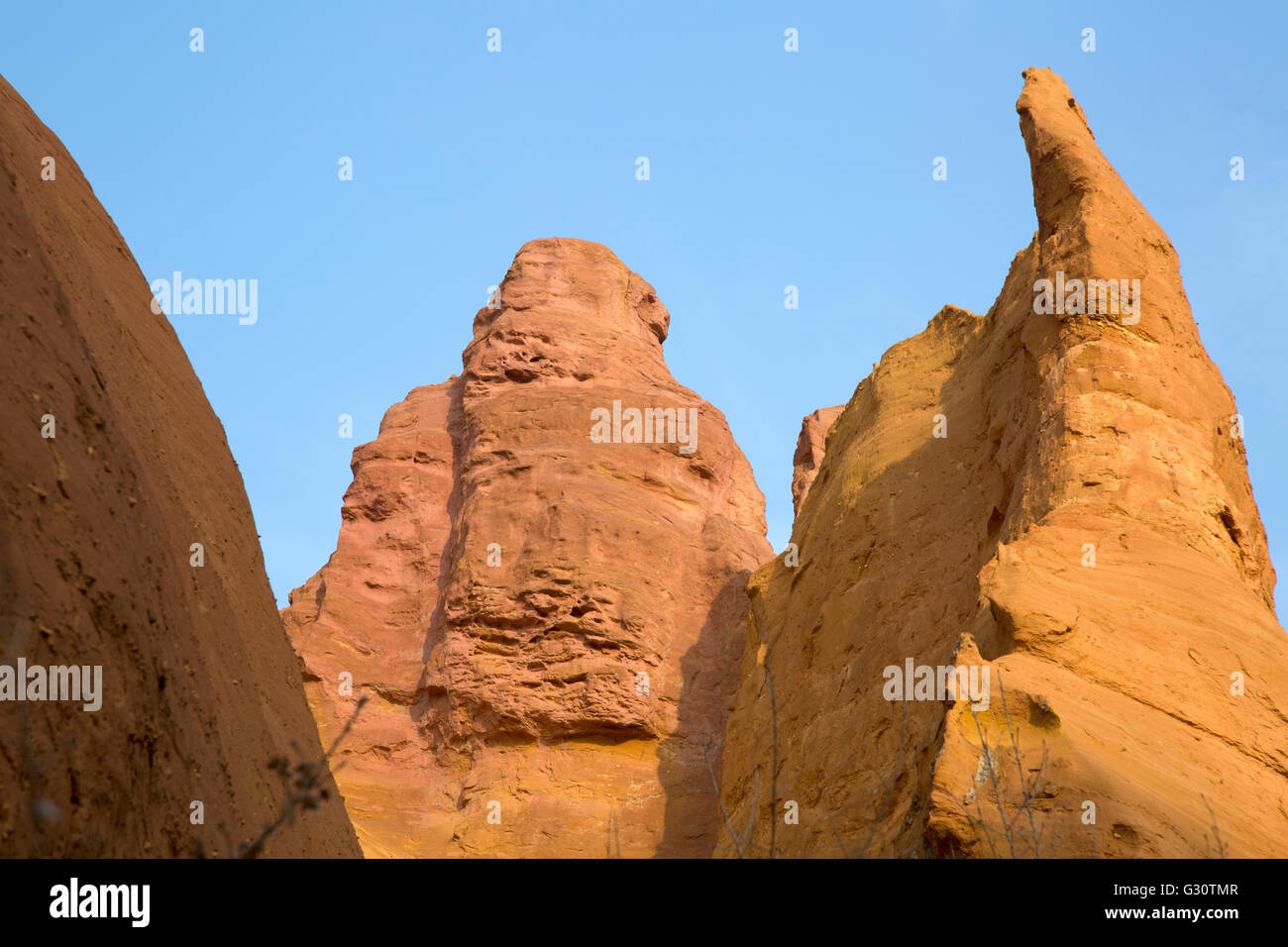 Ochres Deposits in Rustrel, Provence, Luberon, France Stock Photo - Alamy