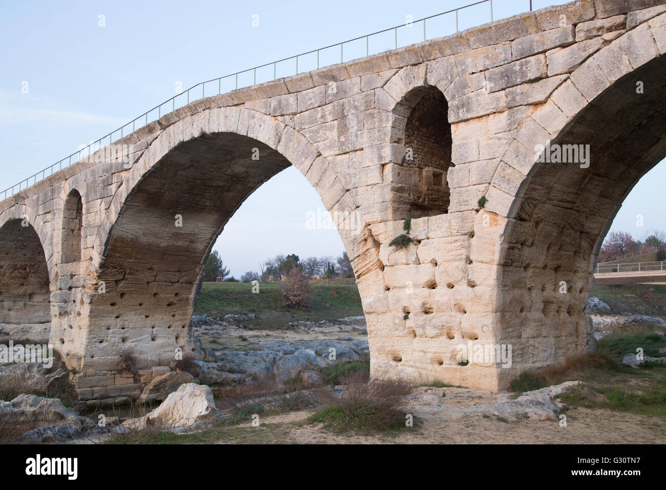 Roman pont julien julian bridge hi-res stock photography and images - Alamy