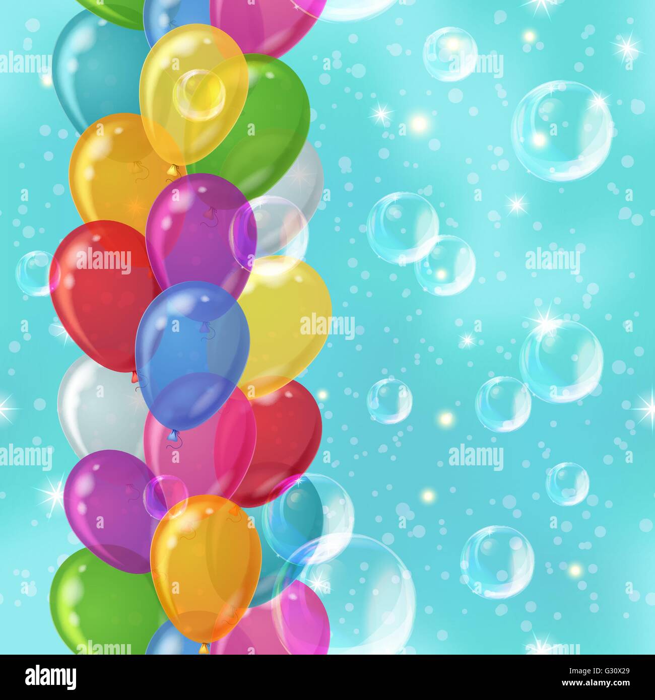 Balloon background seamless Stock Vector Image & Art - Alamy