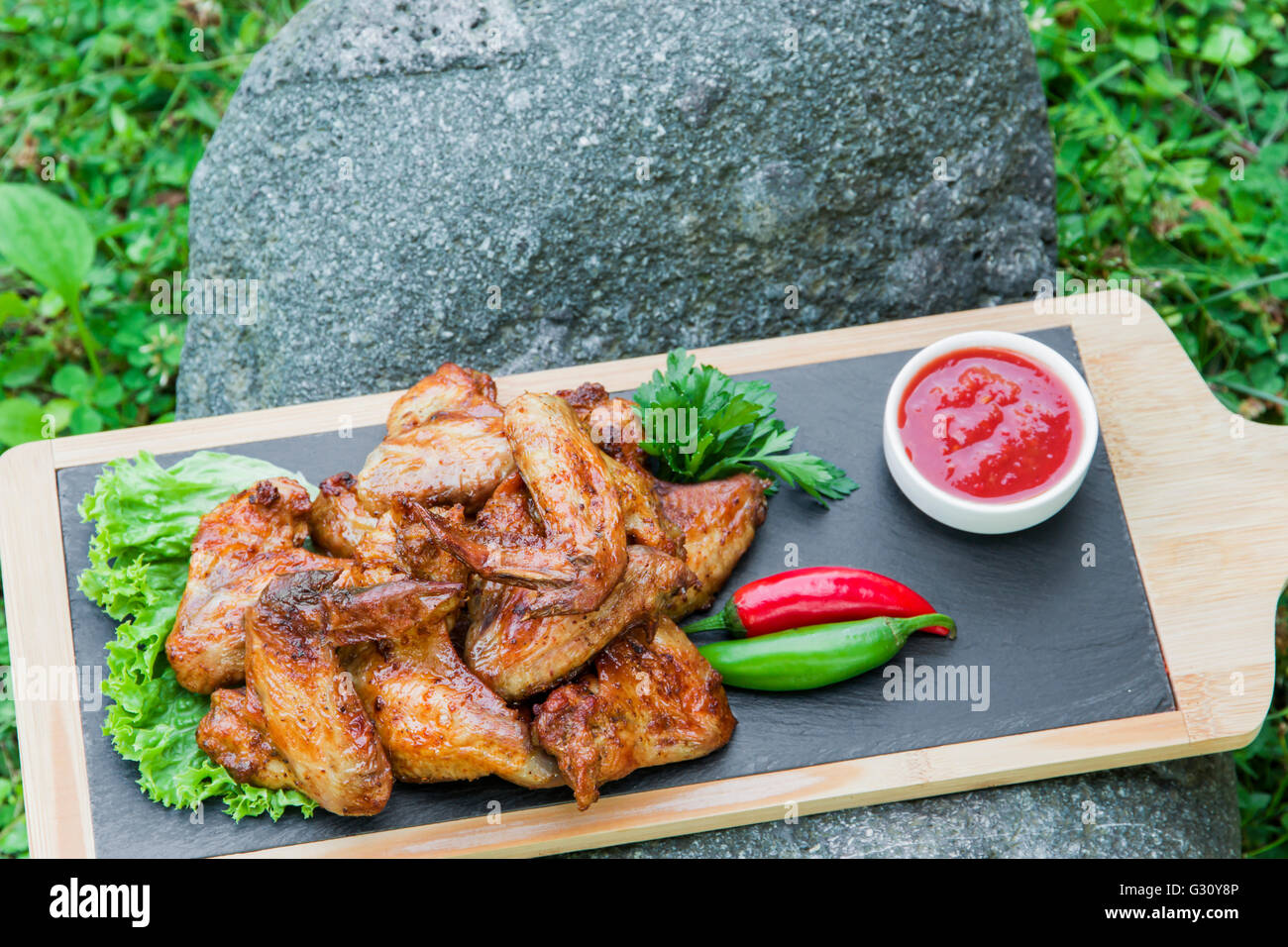 White rock chicken hi-res stock photography and images - Alamy