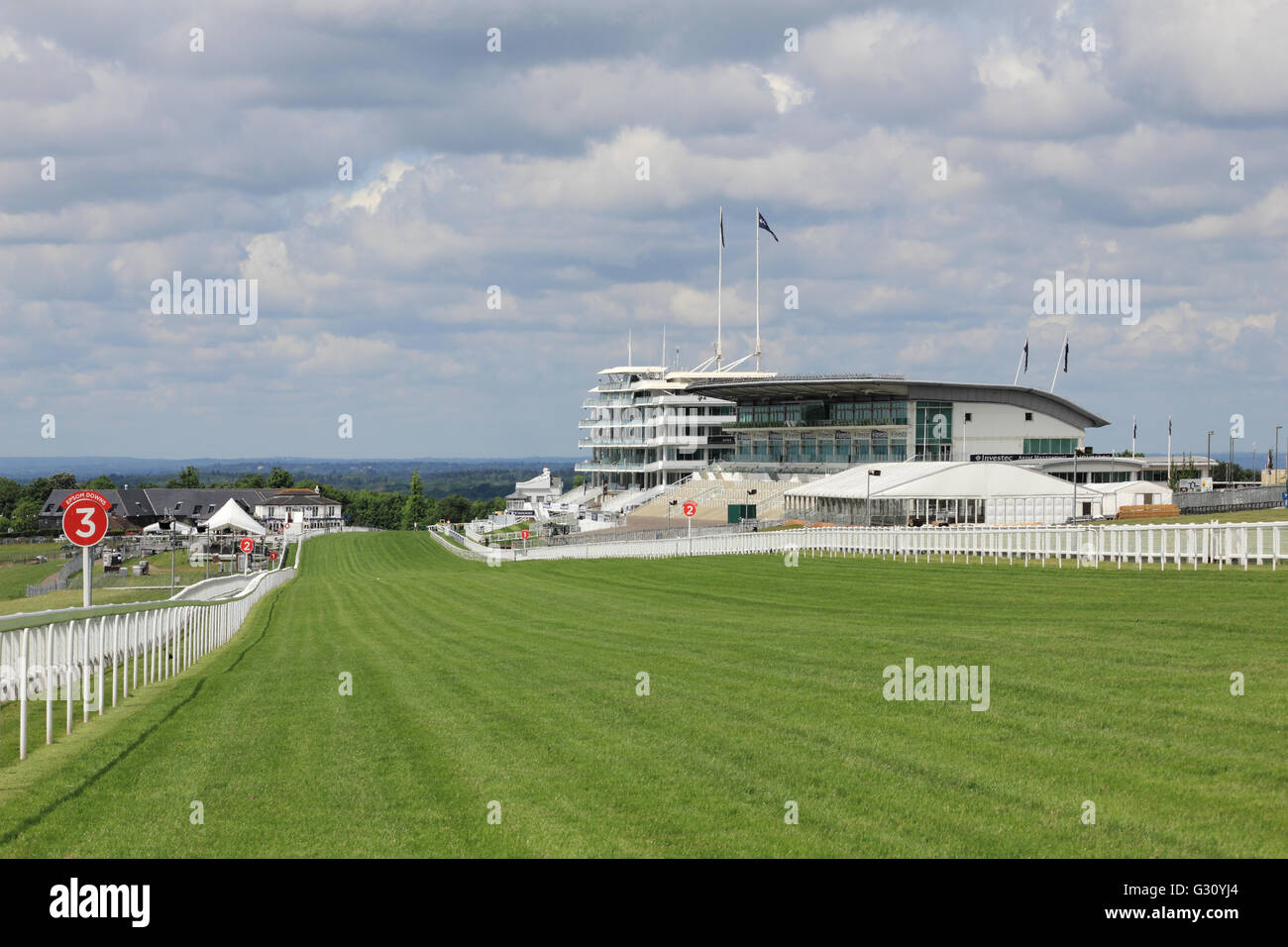 Epsom Downs Surrey England UK Stock Photo - Alamy