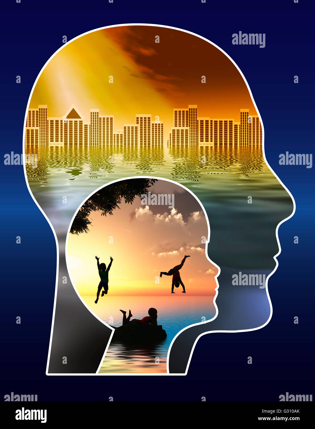 Optimism pessimism hi-res stock photography and images - Alamy