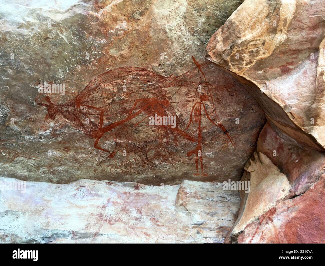 Australia aboriginal cave art in kakadu national park hi-res stock photography and images - Alamy