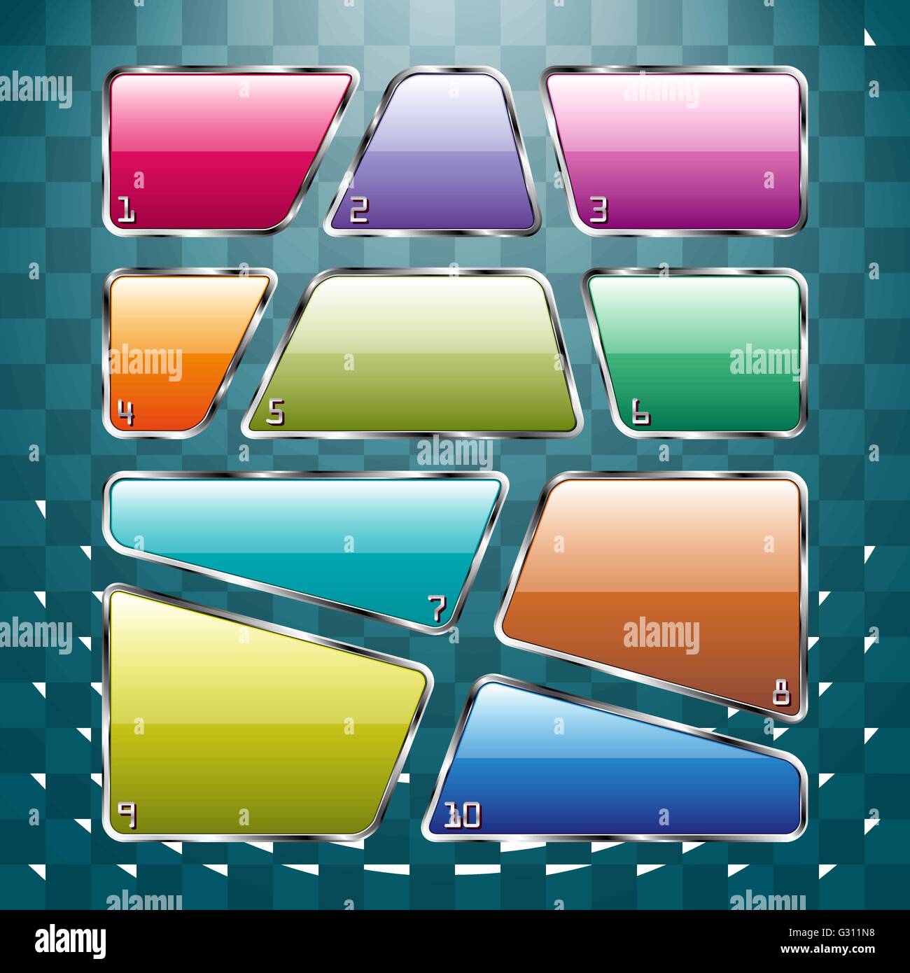 Blank number plates Stock Vector Images - Alamy