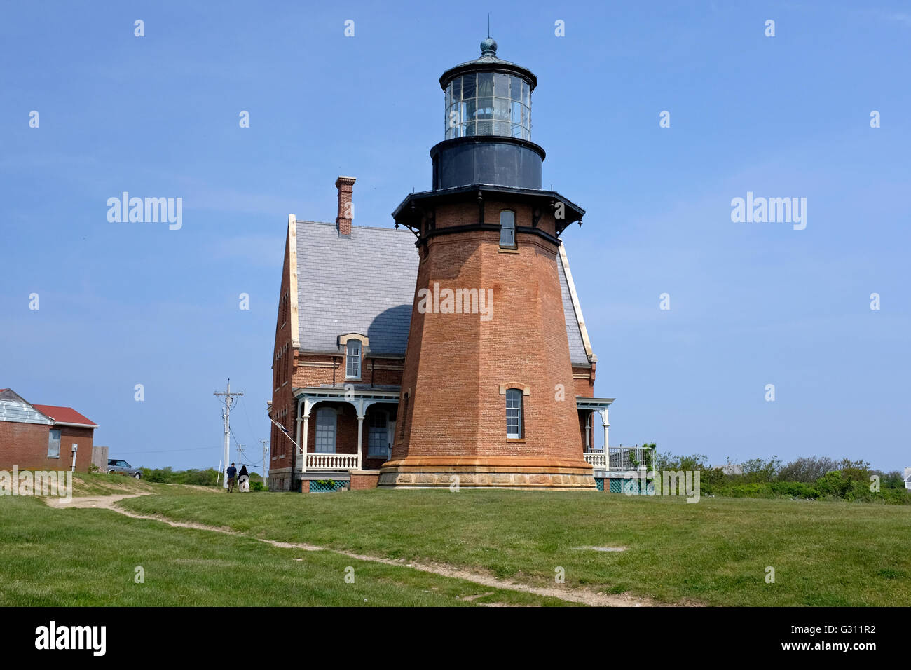 Southeast Lighthouse, Block Island, Rhode Island Stock Photo - Alamy