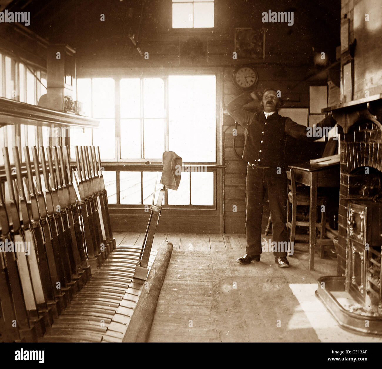 Victorian signal box hi-res stock photography and images - Alamy