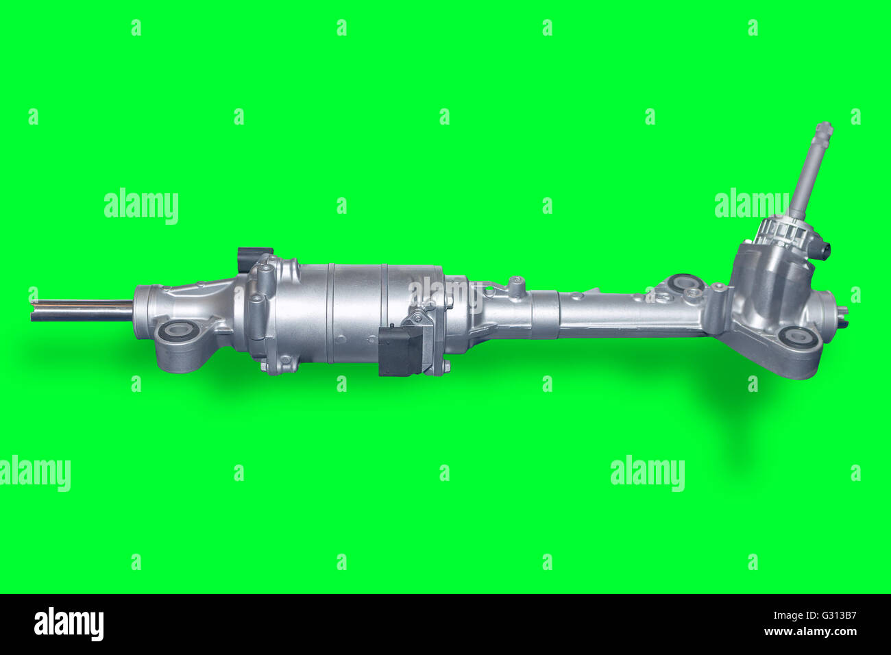 Steering gear isolated Stock Photo - Alamy
