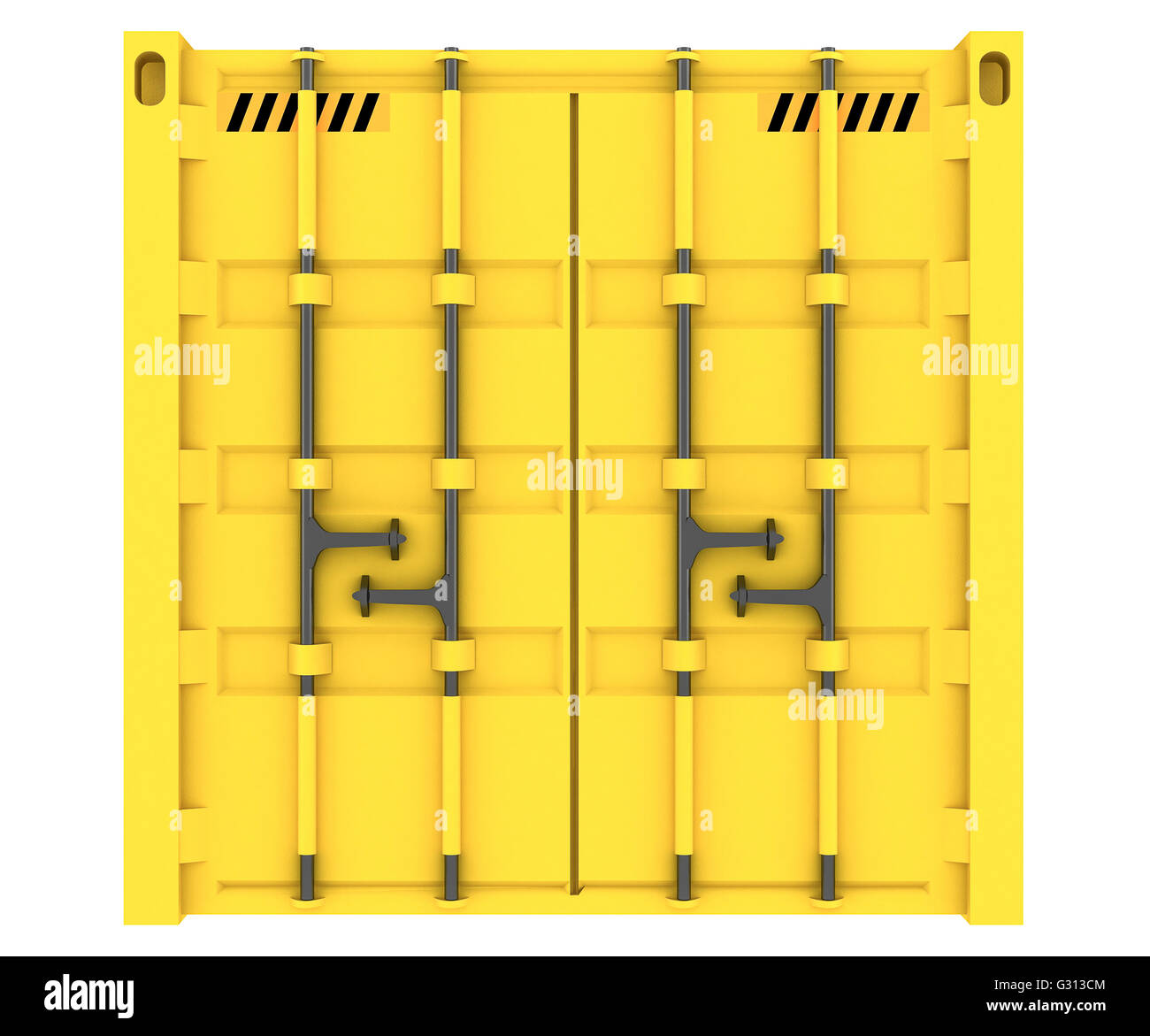 Illustration of Cargo containers isolated on white Stock Photo - Alamy