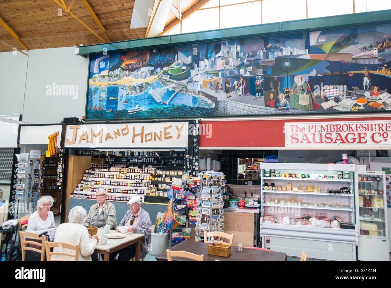 Tenby market hi-res stock photography and images - Alamy
