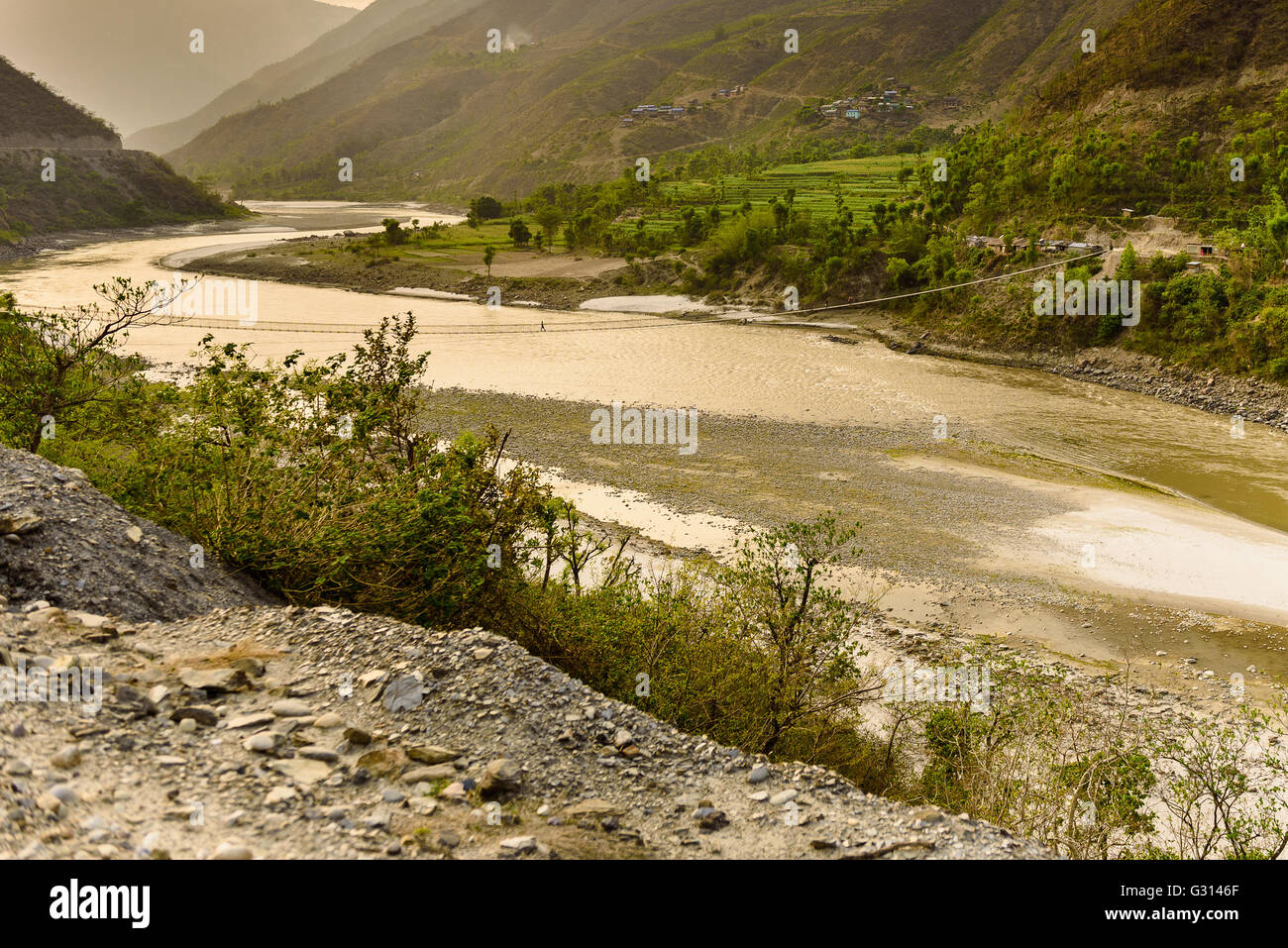 Landscape in Eastern Nepal Stock Photo - Alamy