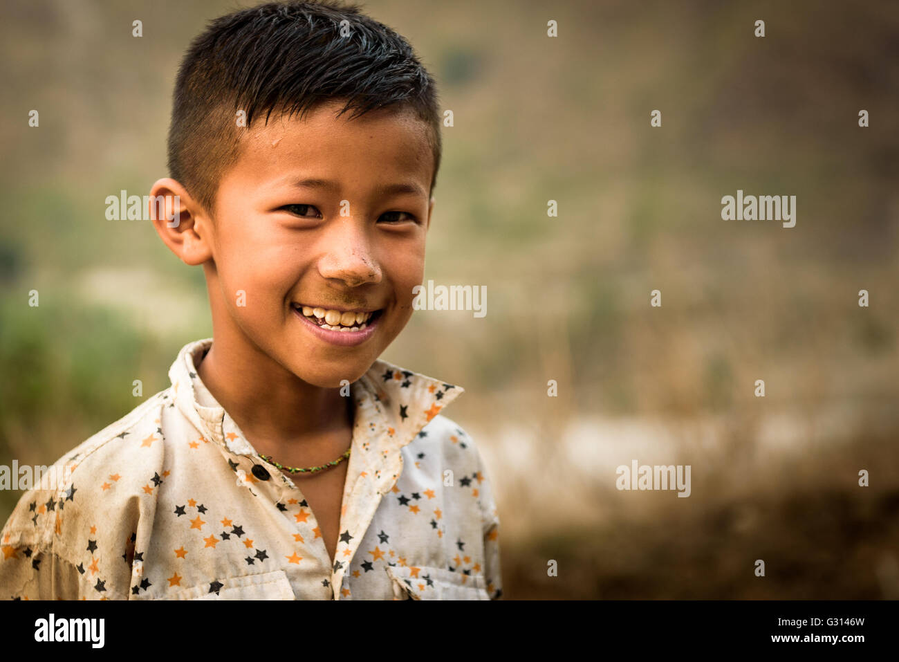 Nepali face hi-res stock photography and images - Alamy