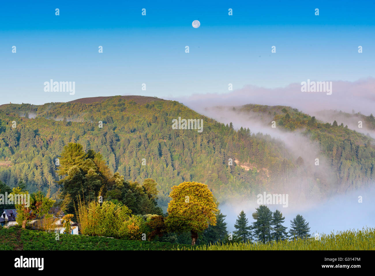 Landscape scenery of Solukhumbu District of Eastern Nepal Stock Photo ...