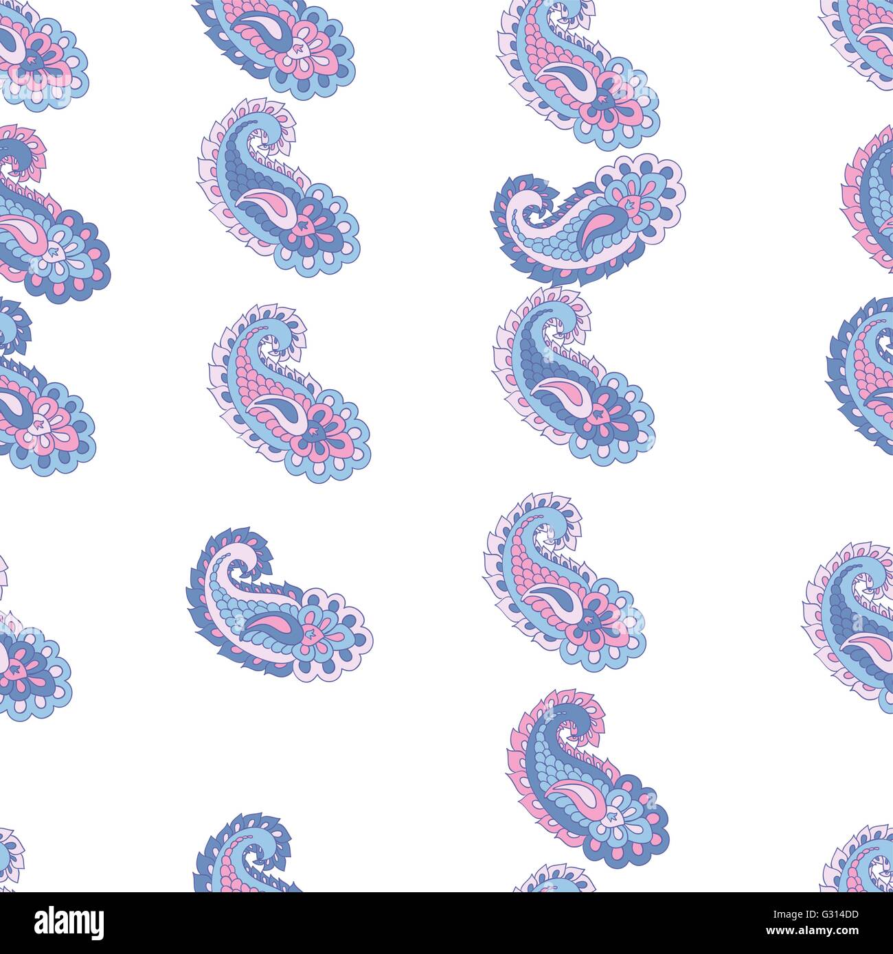 Seamless paisley pattern Stock Vector Image & Art - Alamy