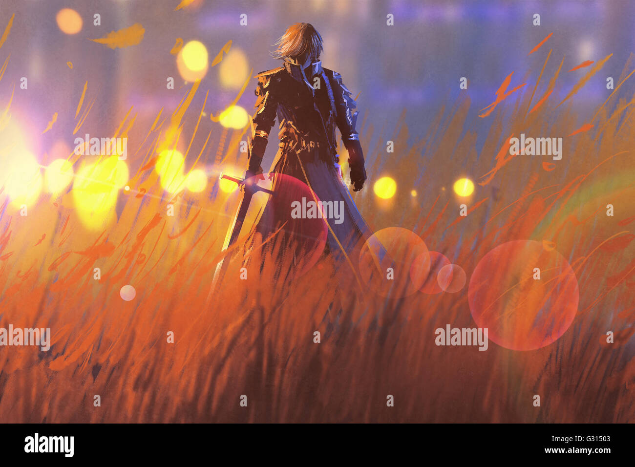 Medieval knight sword hi-res stock photography and images - Alamy