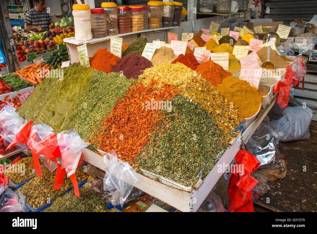 Carmel Market High Resolution Stock Photography and Images - Alamy