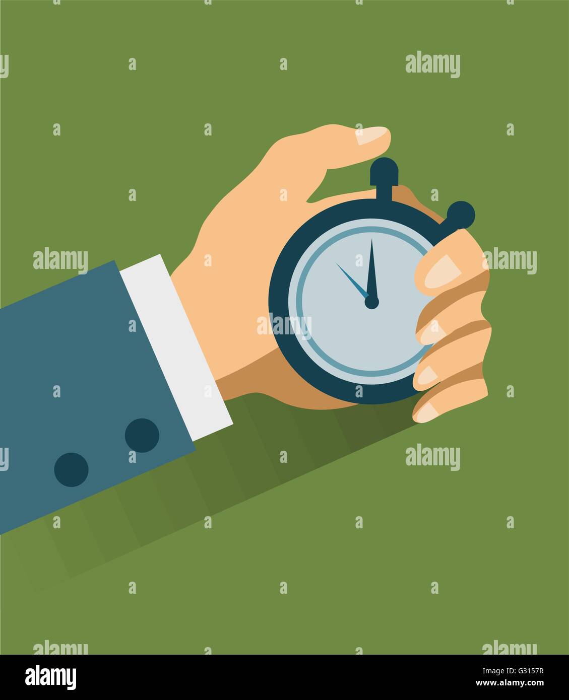 Time management. Vector modern illustration Stock Vector Image & Art ...
