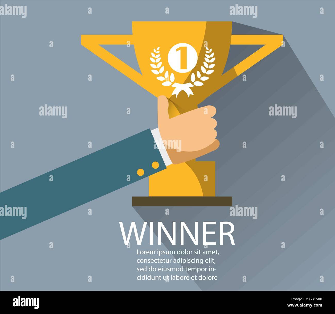 Premier trophy Stock Vector Images - Alamy