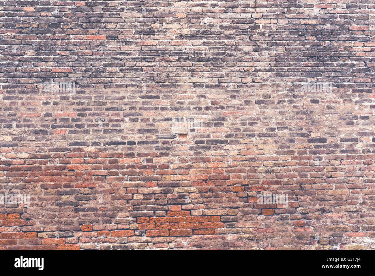 Destroyed brick wall in old vintage city, Venice Stock Photo - Alamy