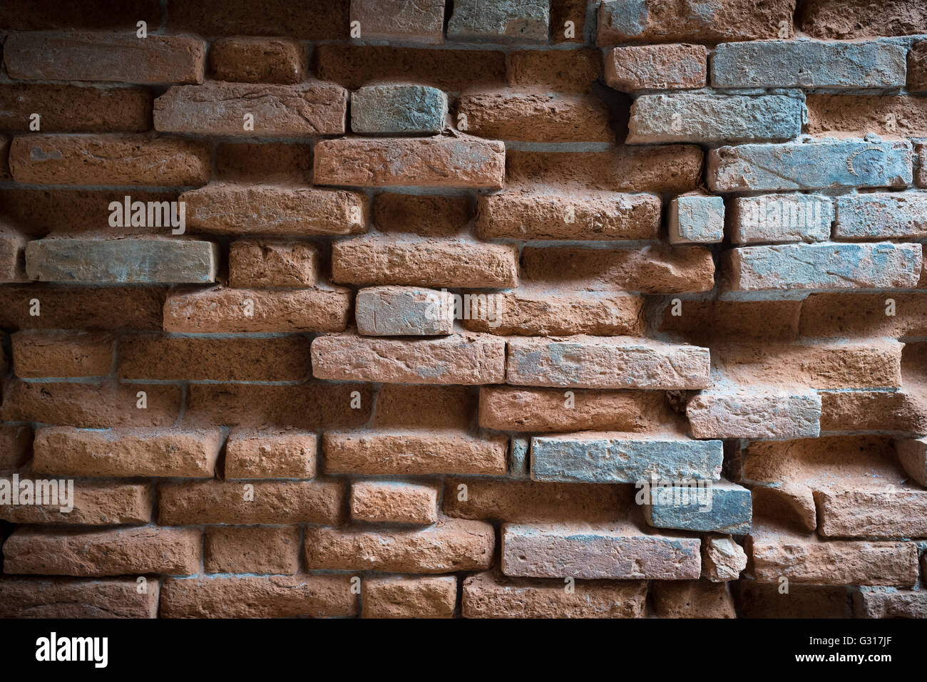 Destroyed brick wall in old vintage city, Venice Stock Photo - Alamy