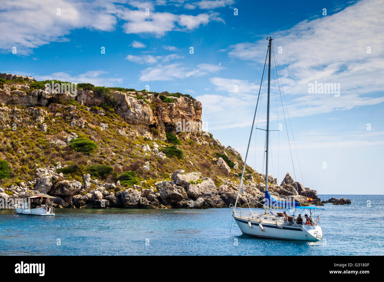 Minorca sailing boats hi-res stock photography and images - Alamy