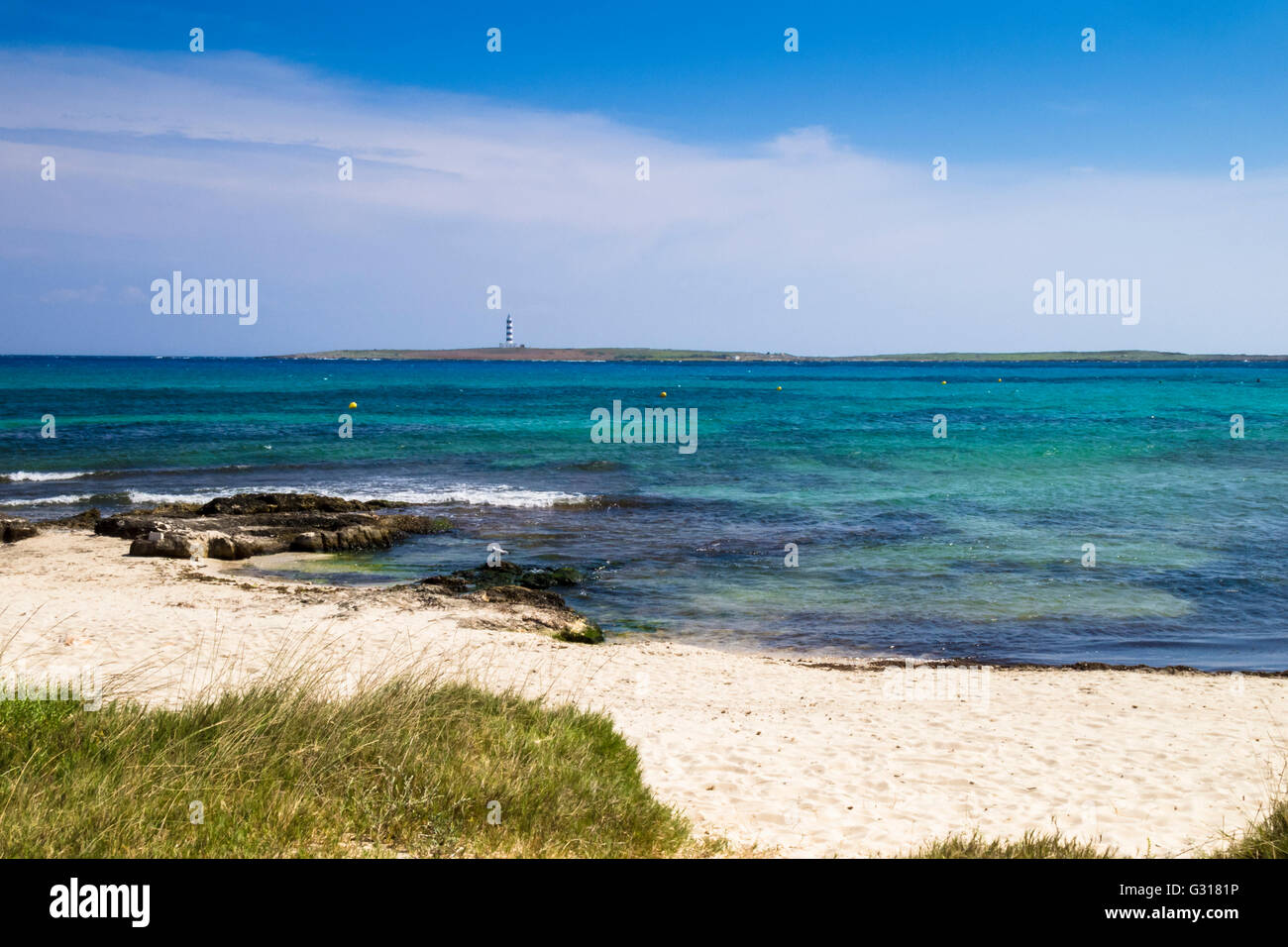 Menorca punta prima beach hi-res stock photography and images - Alamy