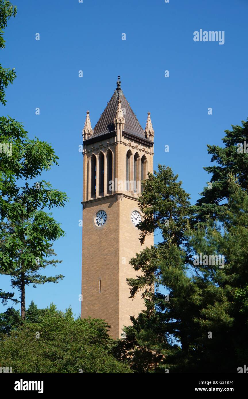 Iowa state university campanile hi-res stock photography and images - Alamy