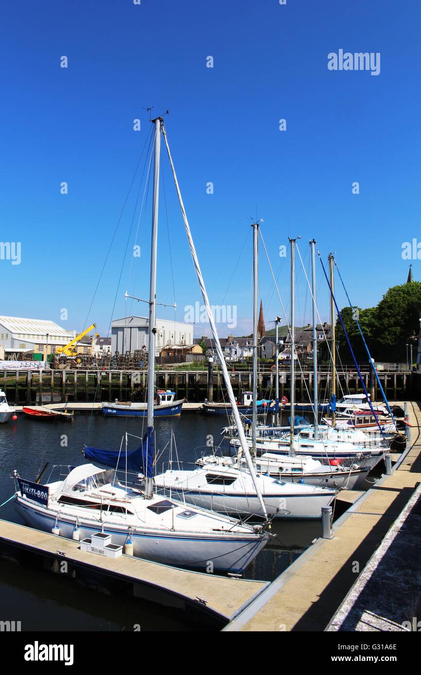Boats walkways in girvan ghar hi-res stock photography and images - Alamy