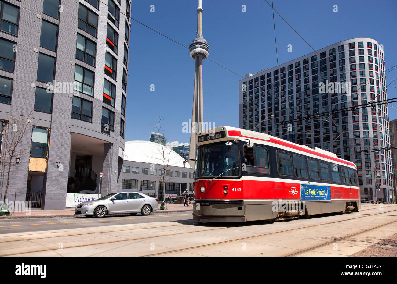 TORONTO - May17, 2016: The Toronto streetcar system comprises ten ...