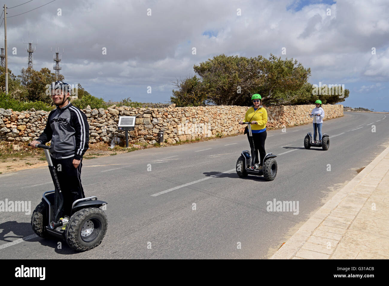 Segway Tour - Malta Stock Photo - Alamy