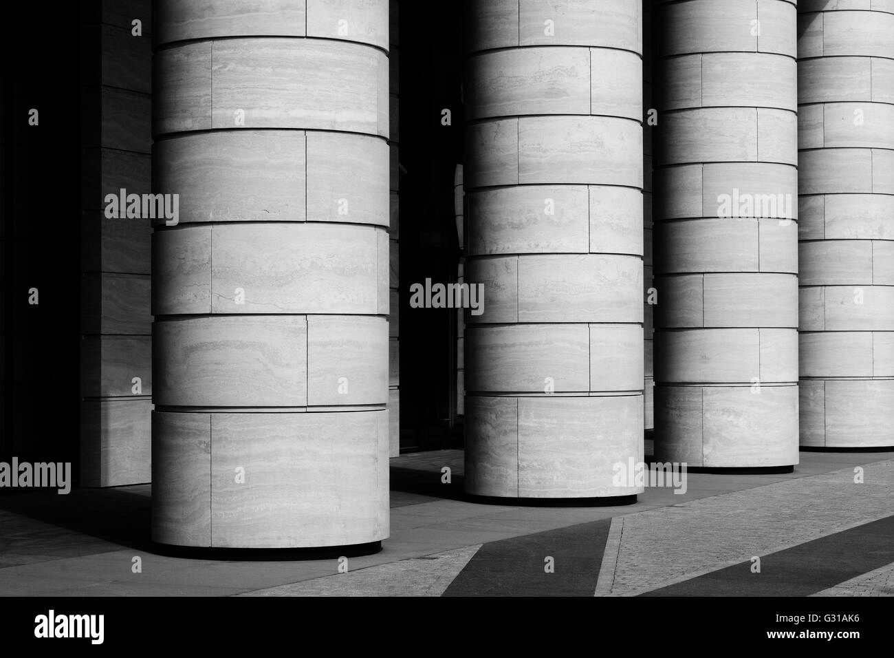 Row of columns Stock Photo - Alamy