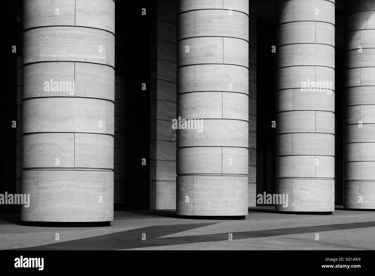 Row of columns Stock Photo - Alamy