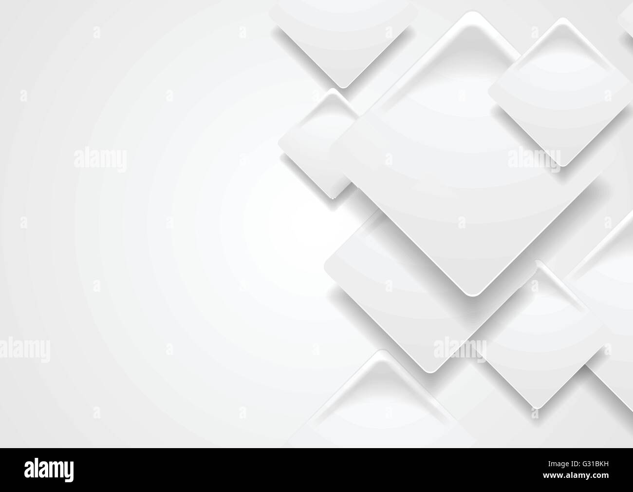 Tech corporate paper grey squares background. Vector design Stock ...