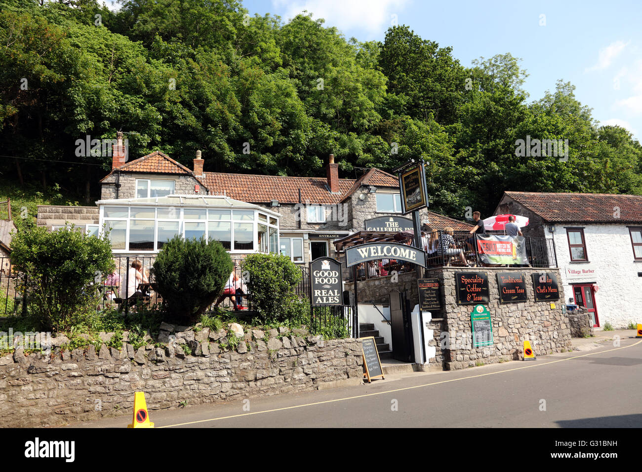 Welcome to The Galleries, a well known pub in Cheddar Gorge often used ...