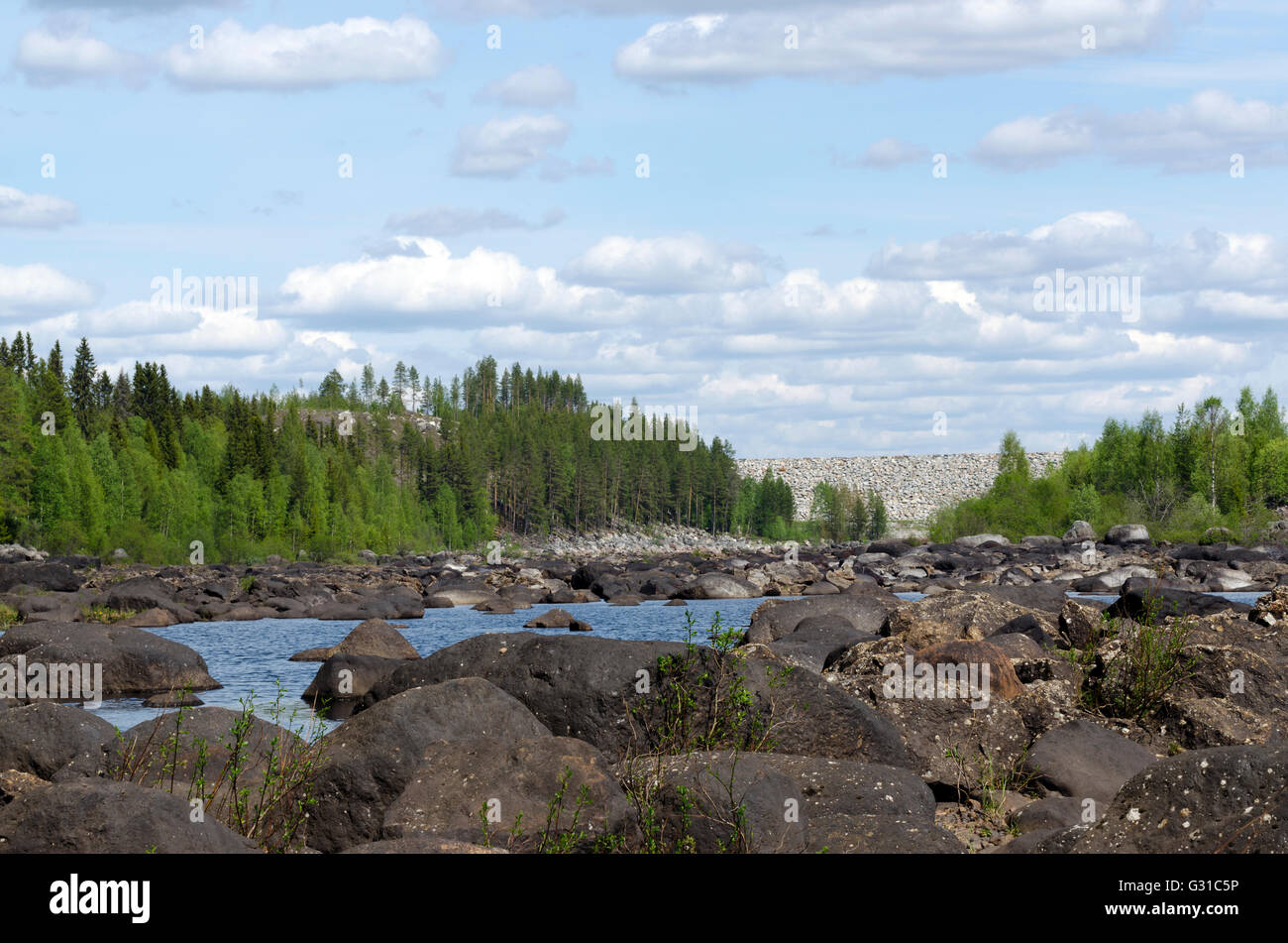 River spillway hi-res stock photography and images - Alamy