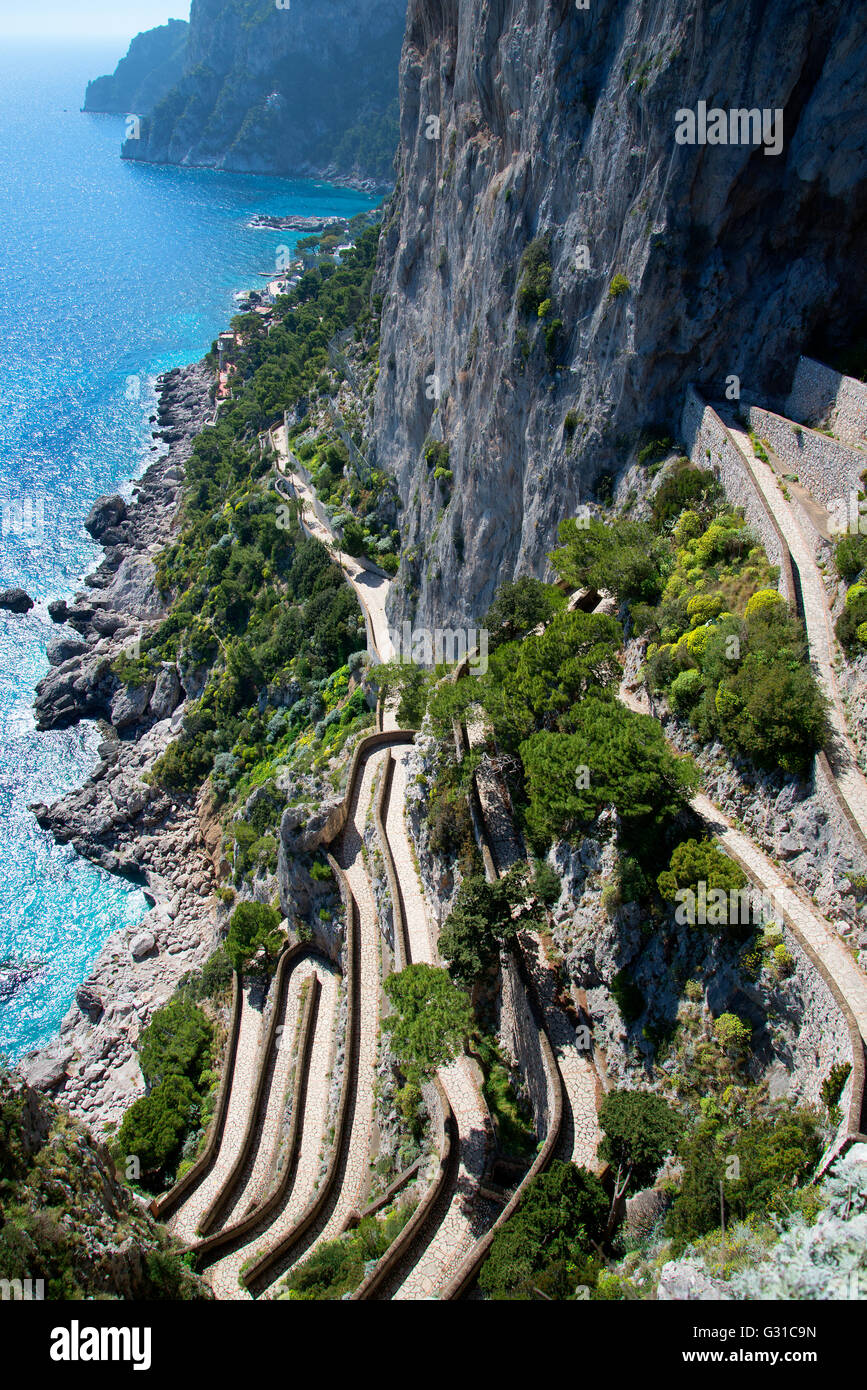 Capri is an Italian island off the Sorrentine Peninsula, on the Gulf of ...
