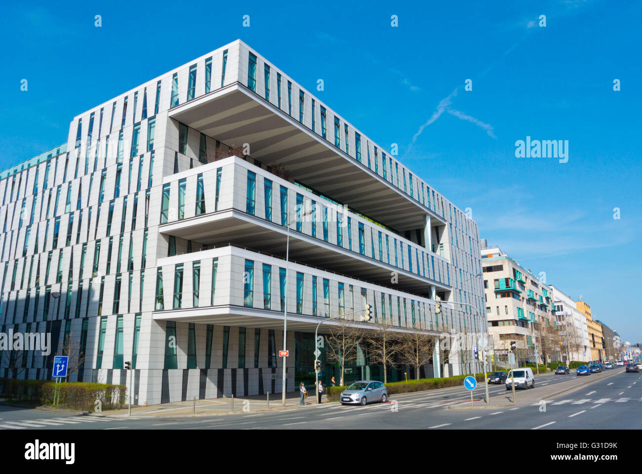 Amazon Court and other business buildings, Rohanske nabrezi street ...
