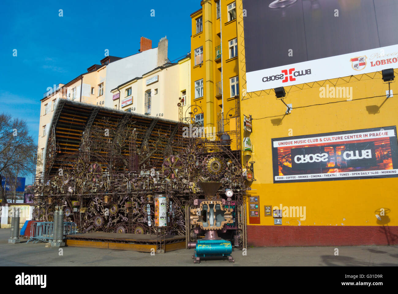 Cross Club, nightclub, venue, bar, restaurant, Holesovice, Prague ...