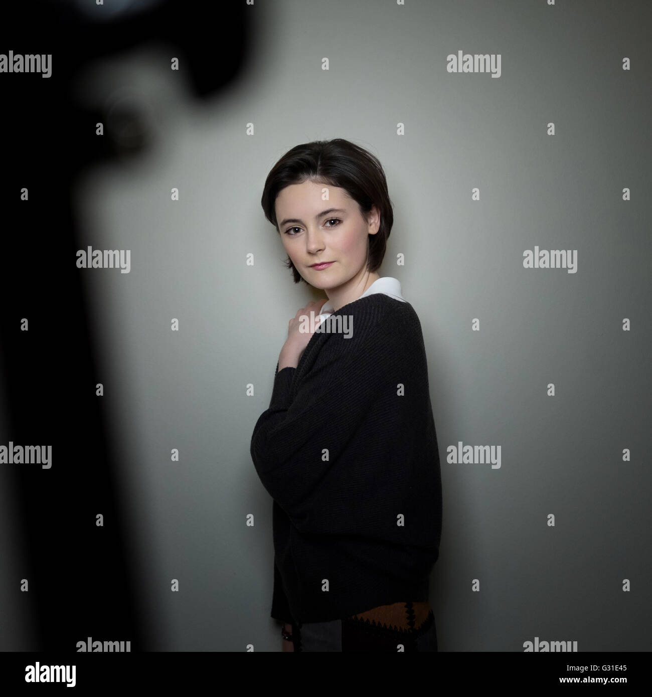 Berlin, Germany, actress Lea van Acken Stock Photo - Alamy