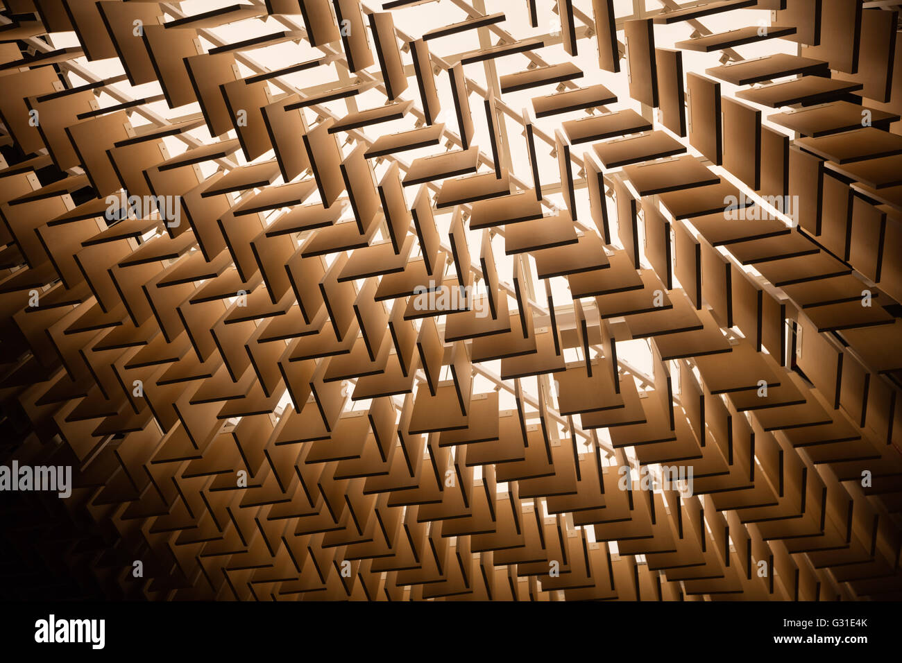 Abstract wooden 3d architecture hi-res stock photography and images - Alamy