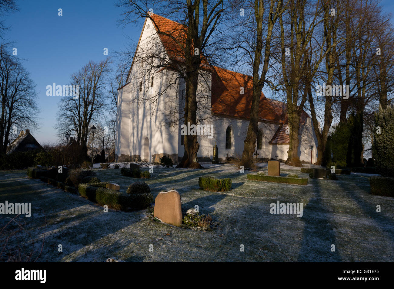 Sieseby, Germany, village church of Sieseby Stock Photo - Alamy