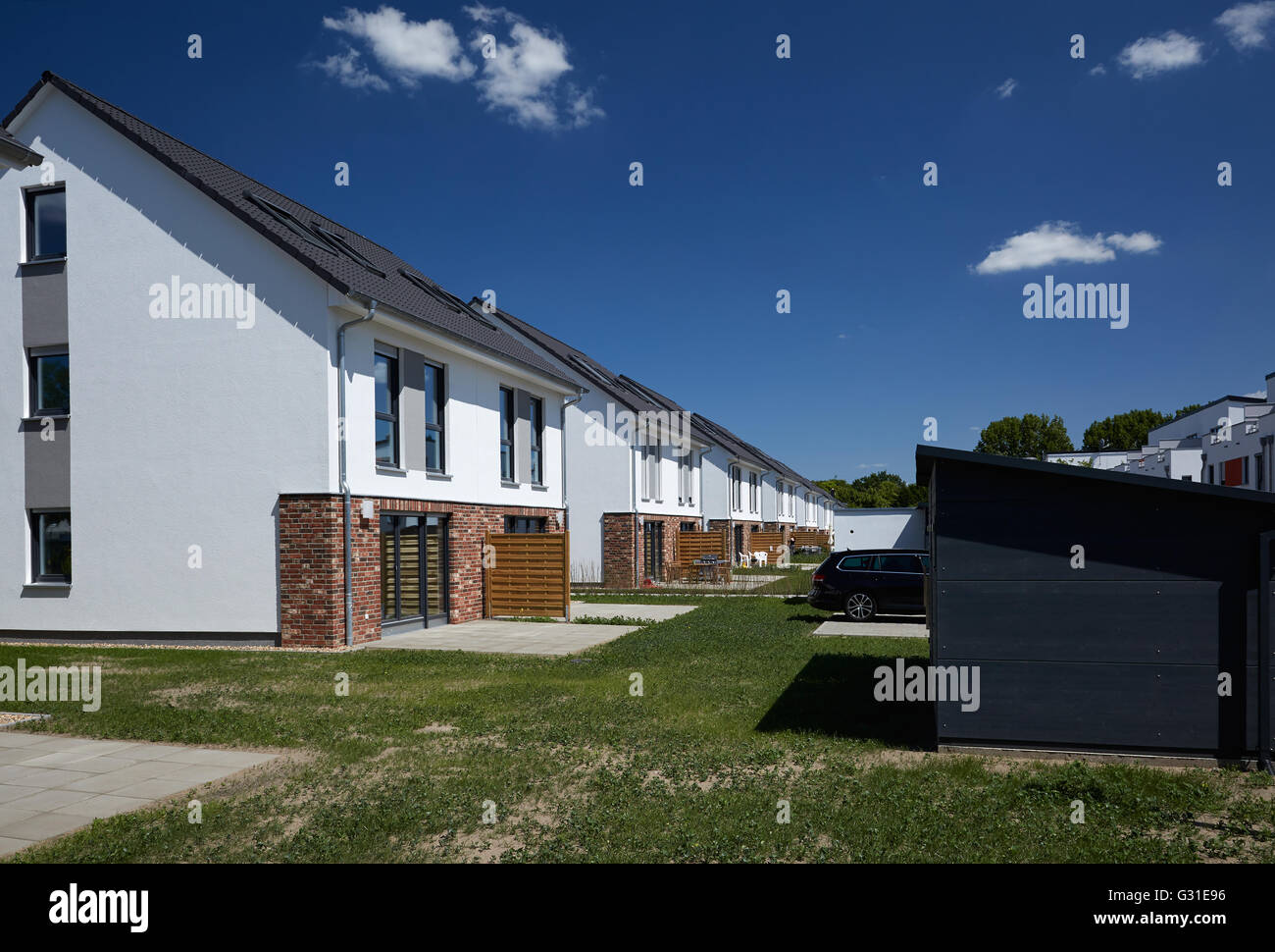 Berlin, Germany, housing development in Berlin-Lichtenberg Stock Photo ...