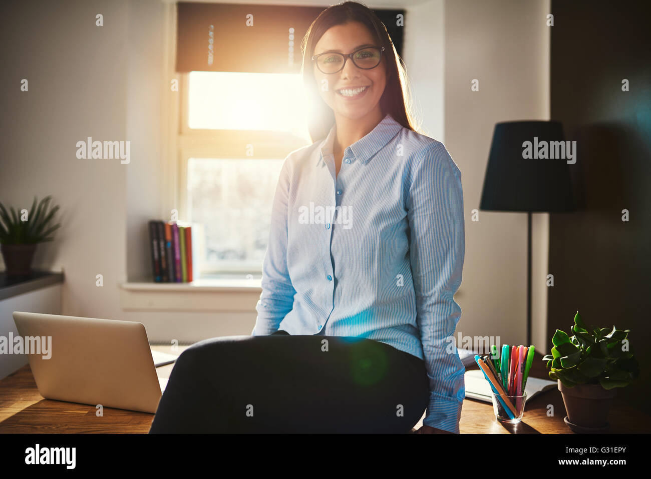 Entrepreneur business woman enter in hi-res stock photography and ...