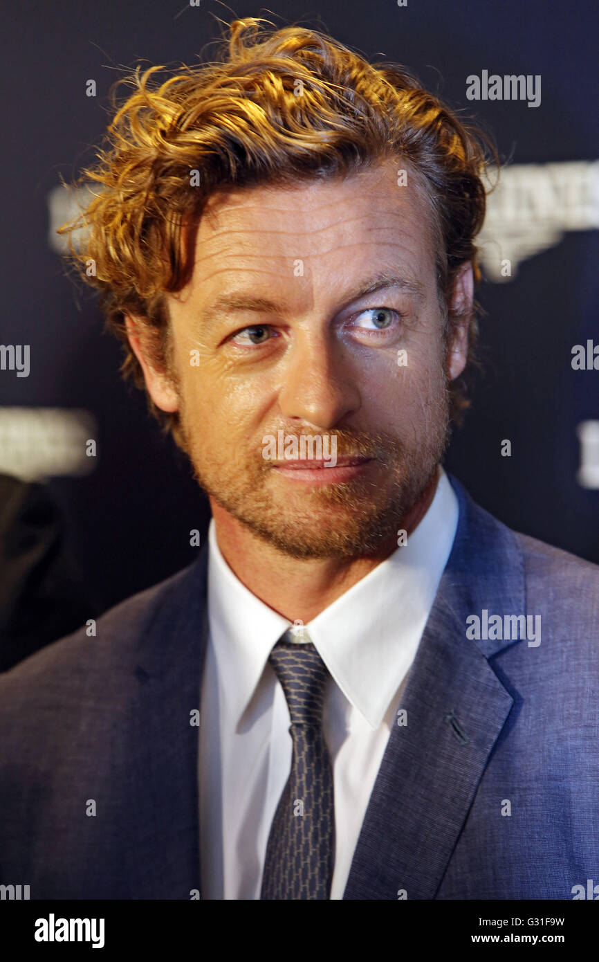 Hong Kong, China, Simon Baker, Actor Stock Photo - Alamy